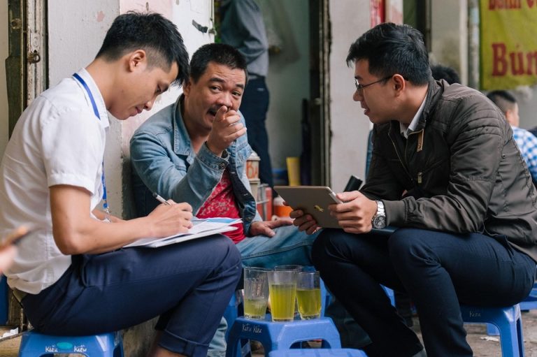 Why all men sitting out there? What's Vietnamese men's role in their family