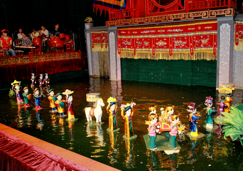 Water Puppet show – the quintessence of North Vietnam Tours